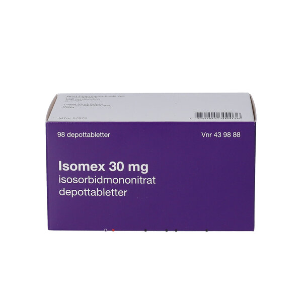Isomex 30 mg - dinApoteker.dk